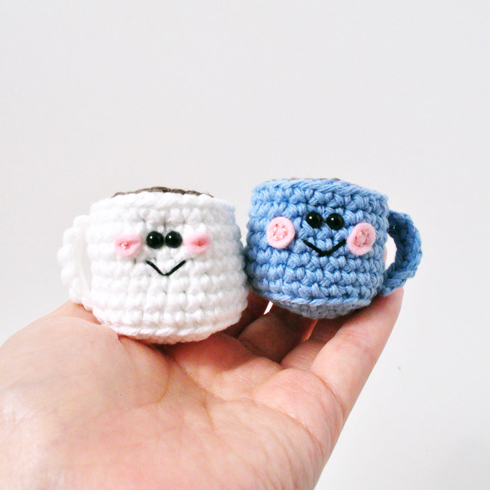 Mini Coffee Mug Crochet Pattern – The Pudgy Rabbit